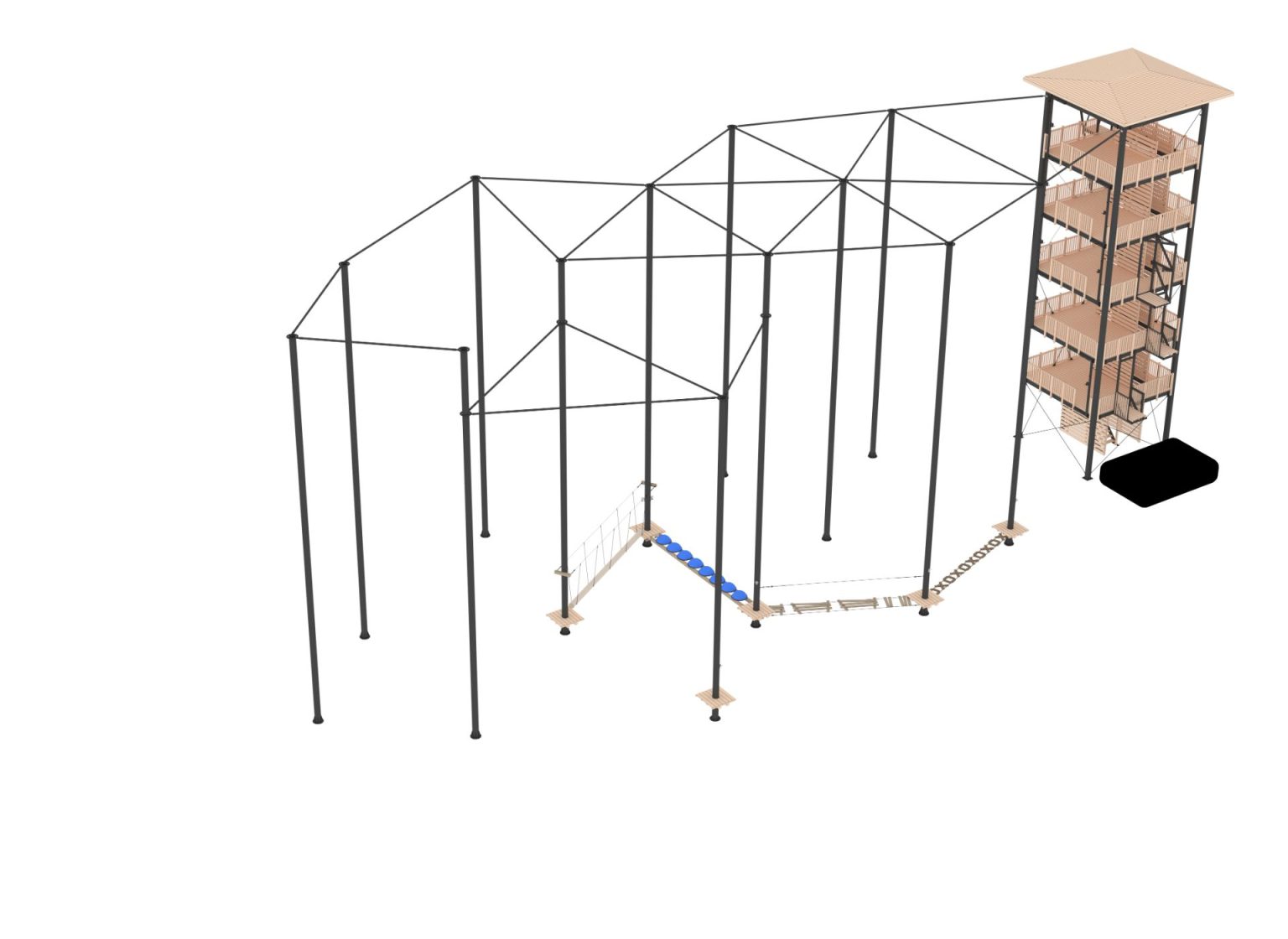 High Ropes - The most challenging | 270 Climbing Park